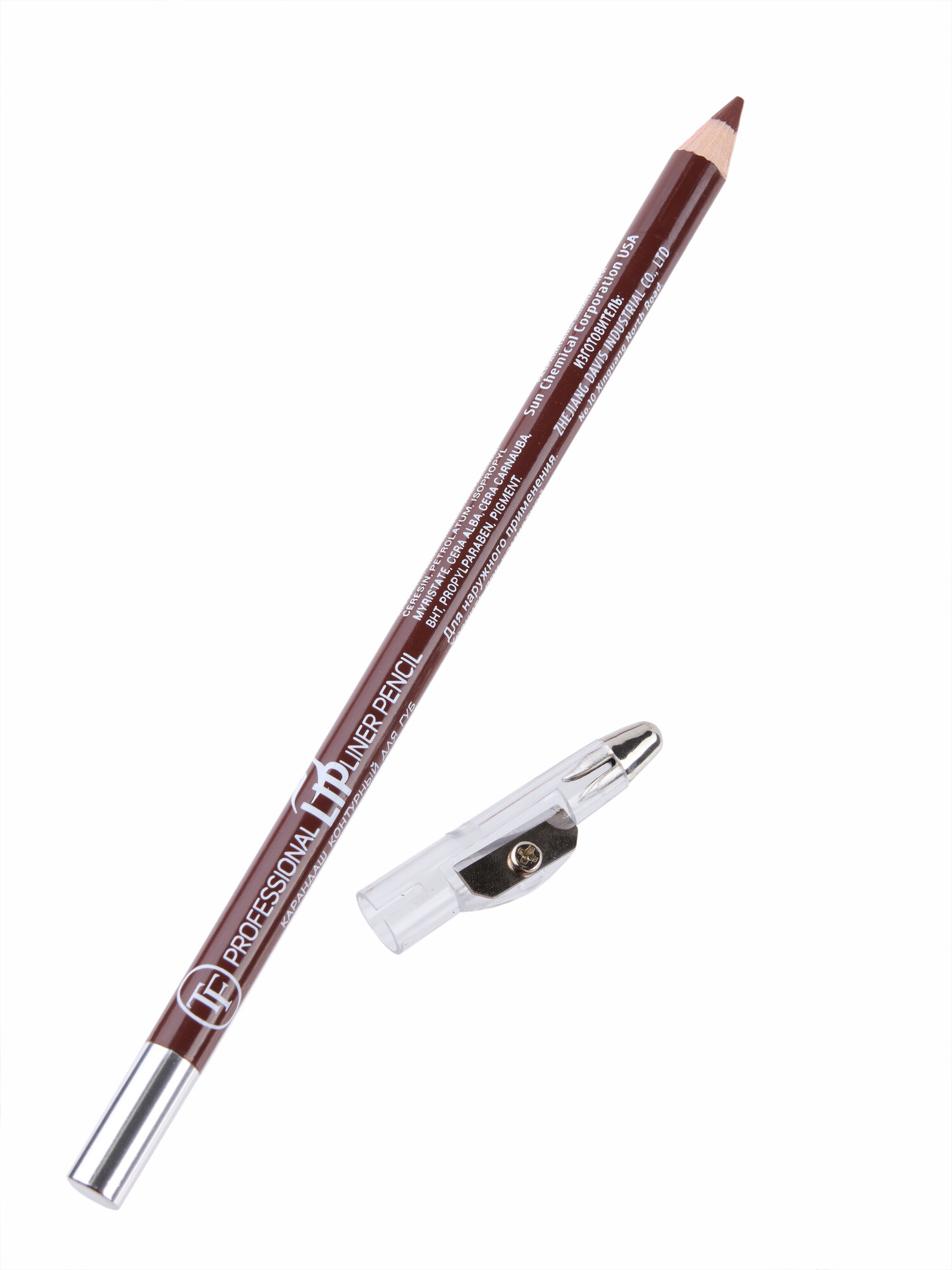 Карандаш для губ стойкий TF cosmetics с точилкой, тон 24 розовый