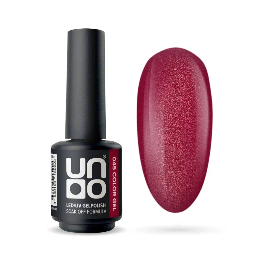 UNO, Гель-лак №045 Гранат - Pomegranate, 8 мл