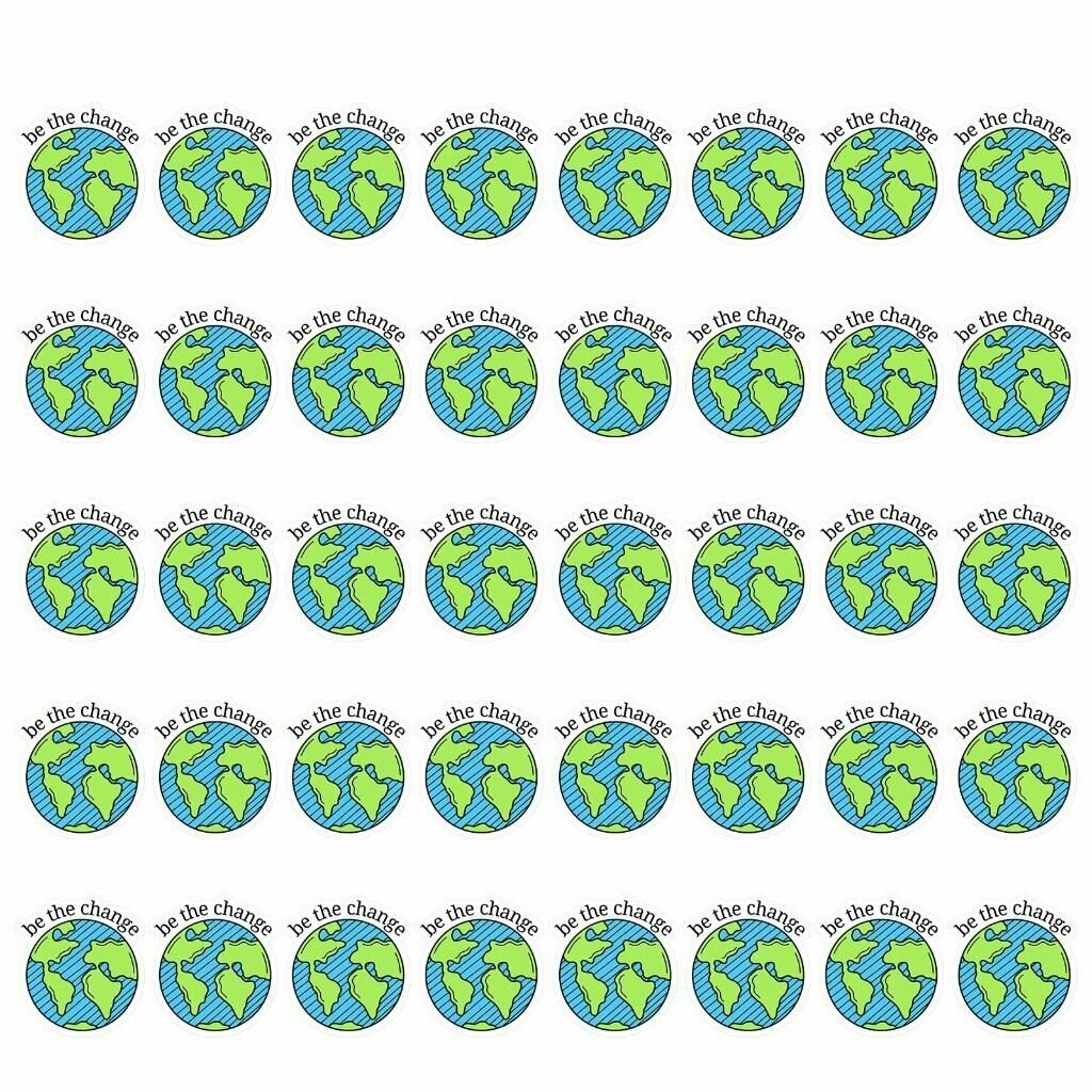 Земля наклейки 40шт, - A