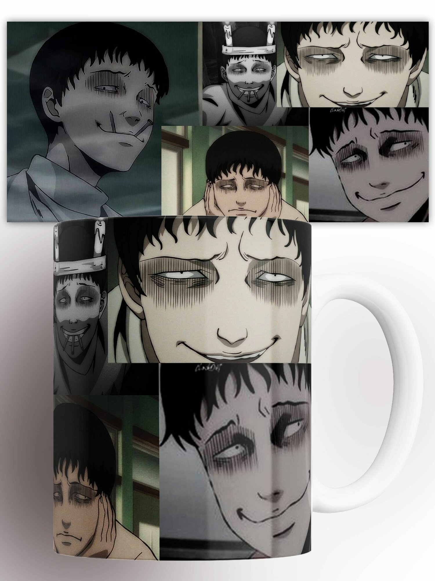 Кружка аниме Коллекция Дзюндзи Ито Itou Junji Collection Соити Цудзии 330 мл