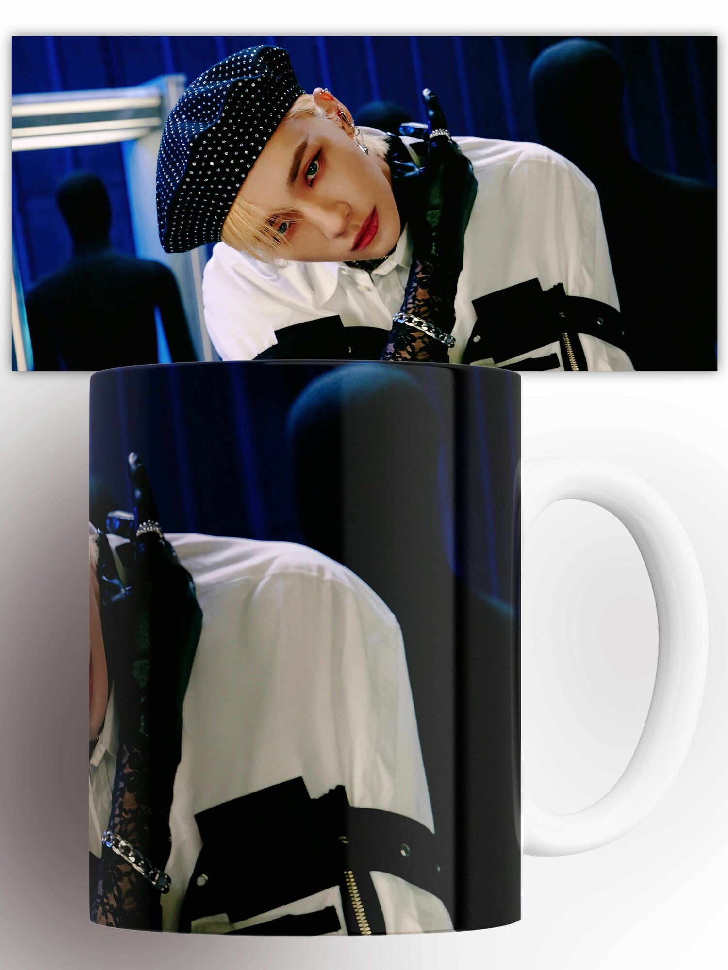 Кружка Стрей Кидс Stray Kids K POP Хёнджин 330 мл