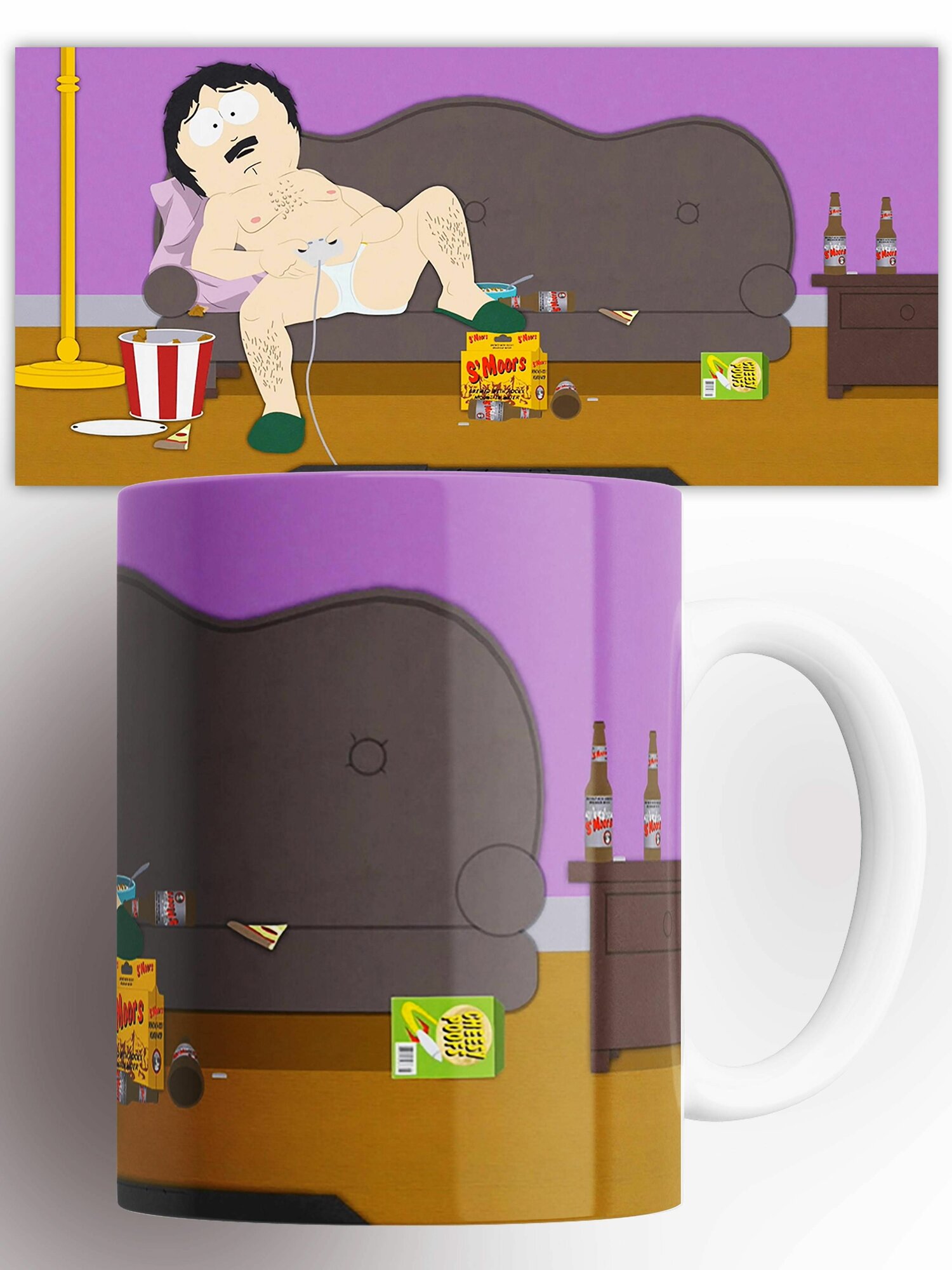 Кружка Южный Парк Рэнди Марш South Park The Stick of Truth на подарок с принтом 330 мл