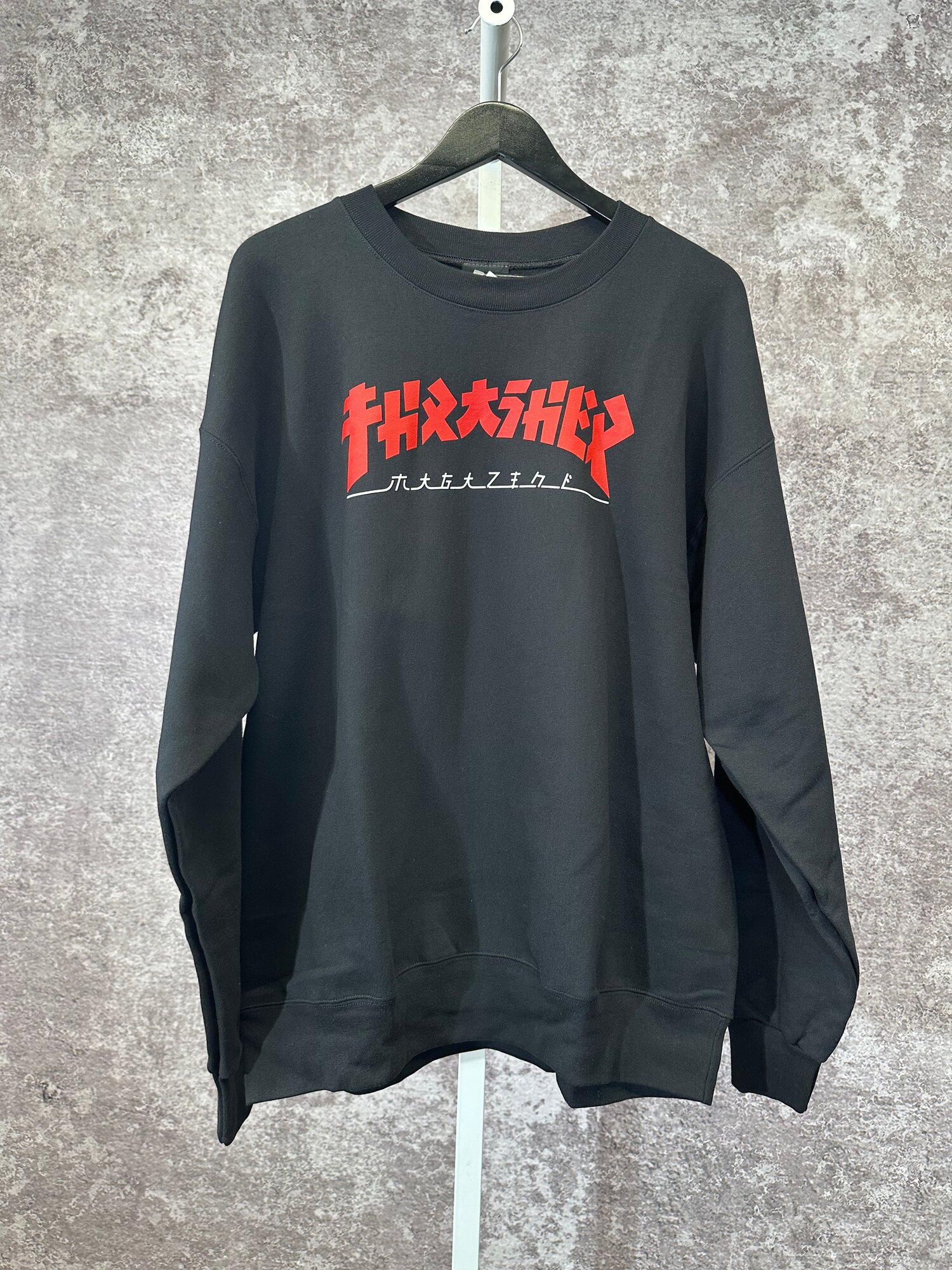 Свитшот THRASHER SKATE MAG GODZILLA SWEATSHIRT BLACK