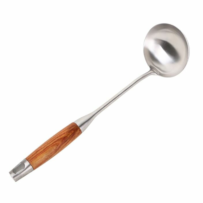 Половник для супа и компота, черпак и поварешка. Универсальный кухонный аксессуар для казана и дома Simbel SBL-HM2