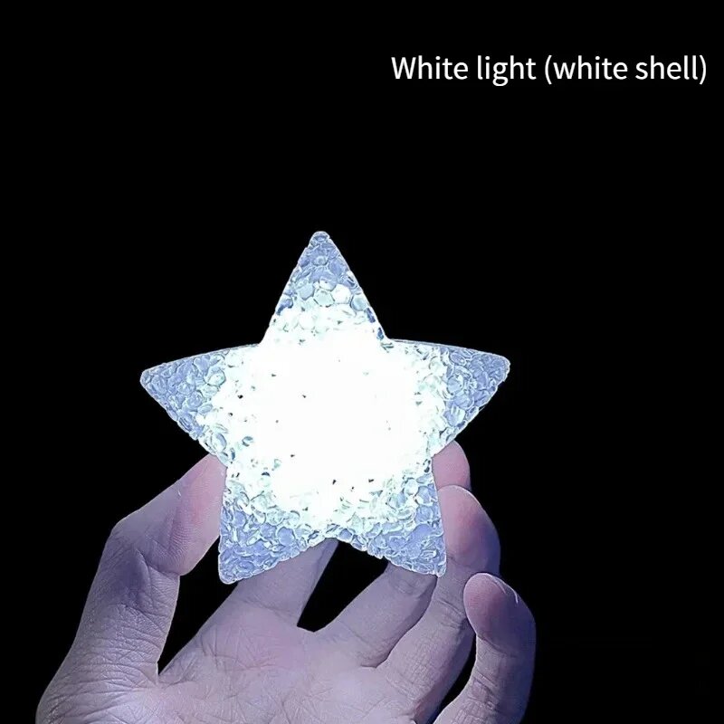 MOONBIFFY ручная светодиодная звезда для танцев Белый, 8cm White lamp