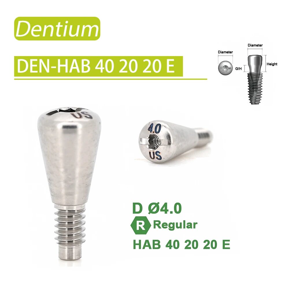 Аксессуары для имплантов Dentium ITI Straumann Osstem DEN-HAB 40 20 20 E