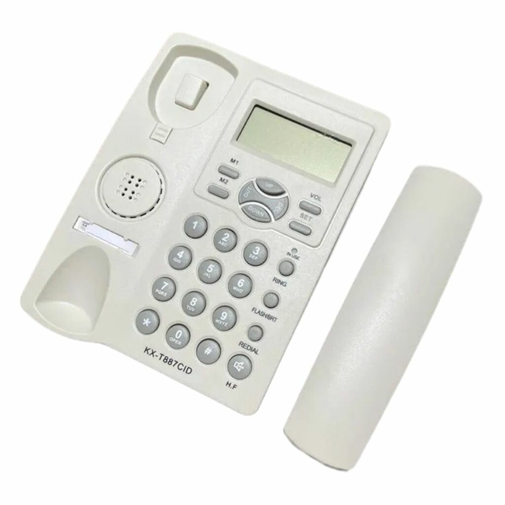 Настольный телефон по телефону Home фиксированный стационарный Big Buttons Anwarchphone Alder Identifice LCD KX-887CID