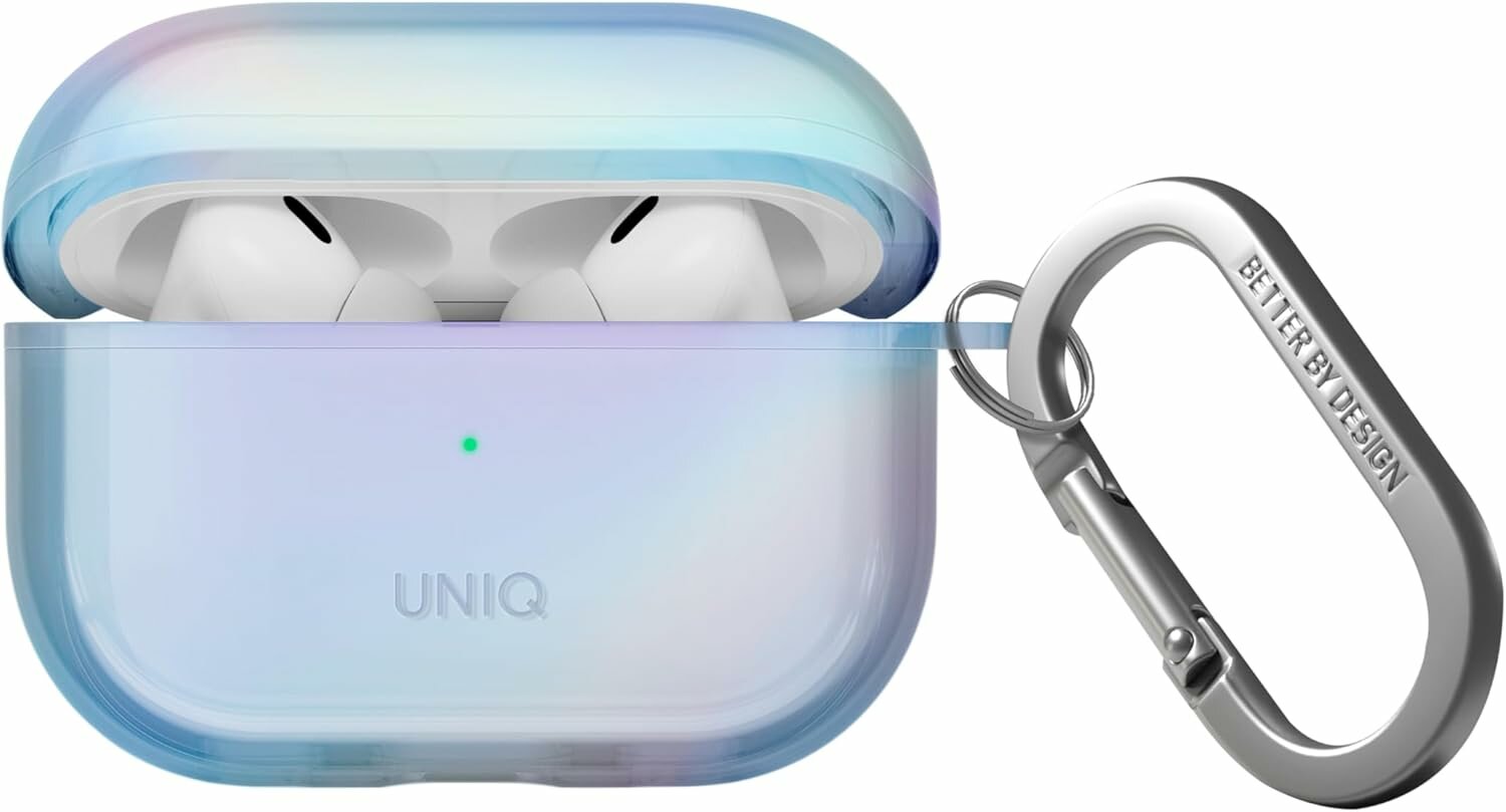 Чехол Uniq Iridescia (Holographic) для Airpods Pro 2 Eclipse Blue