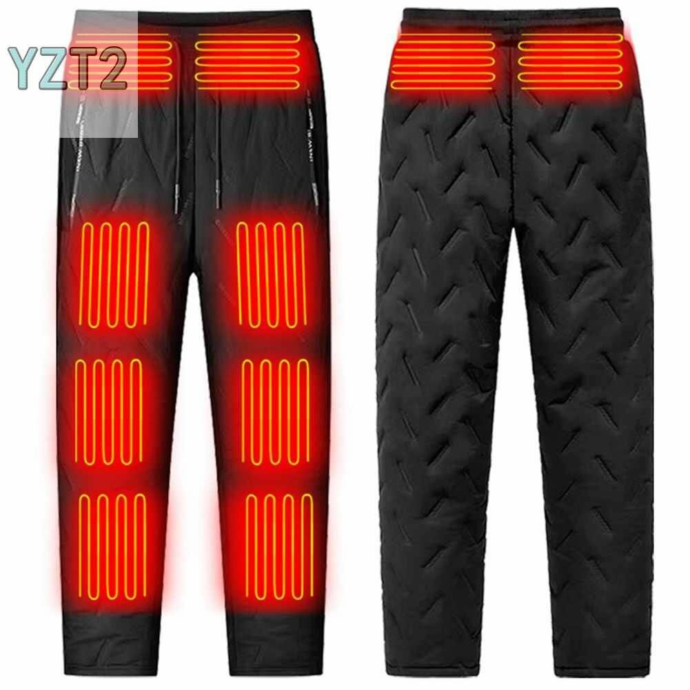 Брюки с электрическим подогревом, 3 температурных режима, Водонепроницаемая зимняя одежда с электрическим подогревомYZT2