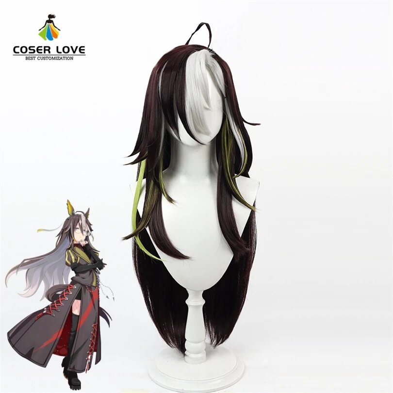 Uma Musume Pretty Derby Dream Journey Dreamland Memento Косплей костюм Черный, Один размер, Wig