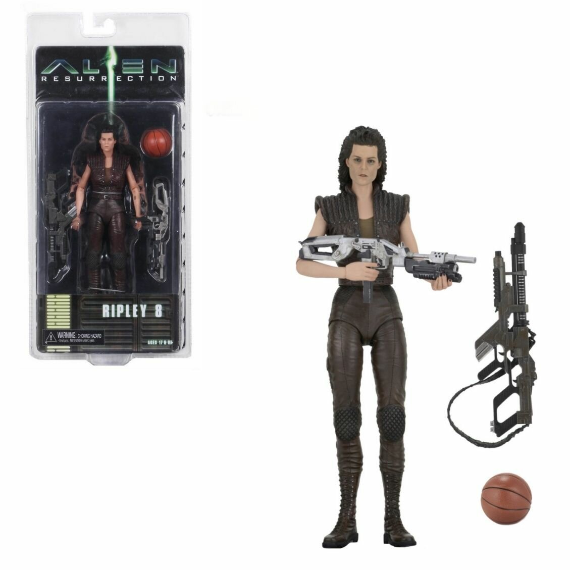 Фигурки NECA special-shaped 4: Ripley/Special-shaped warrior (14-е поколение), 7-дюймовая пропорциональная подвижная модель
