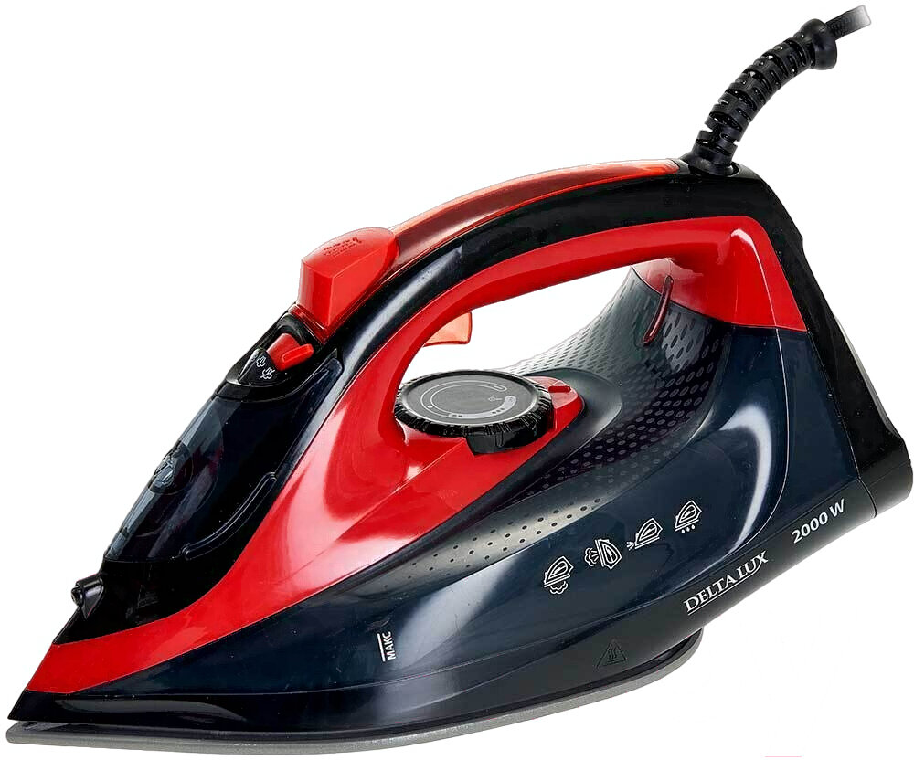 Утюг для одежды DE-3000 черный с бирюзовым