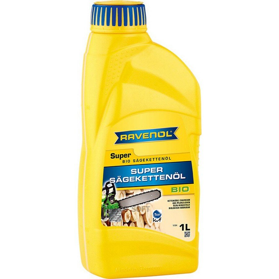 Масло биоразлагаемое для цепей бензопил 1л от официального дистрибьютора, RAVENOL, артикул 135030100101999
