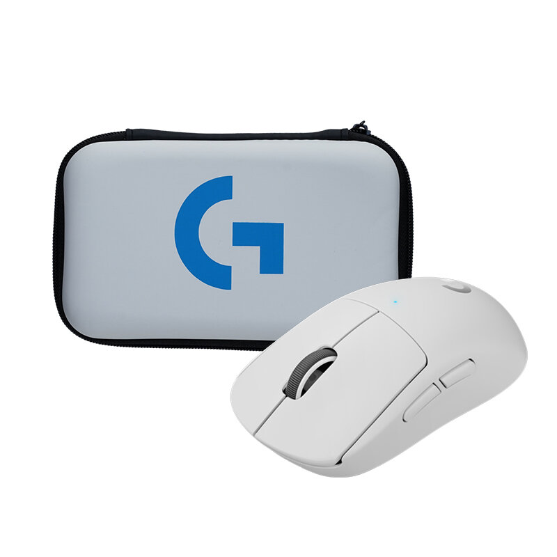 Игровая мышь Logitech G PRO X SUPERLIGHT 2.4G Seam Esports Gaming, белая, беспроводная, легкая и удобная
