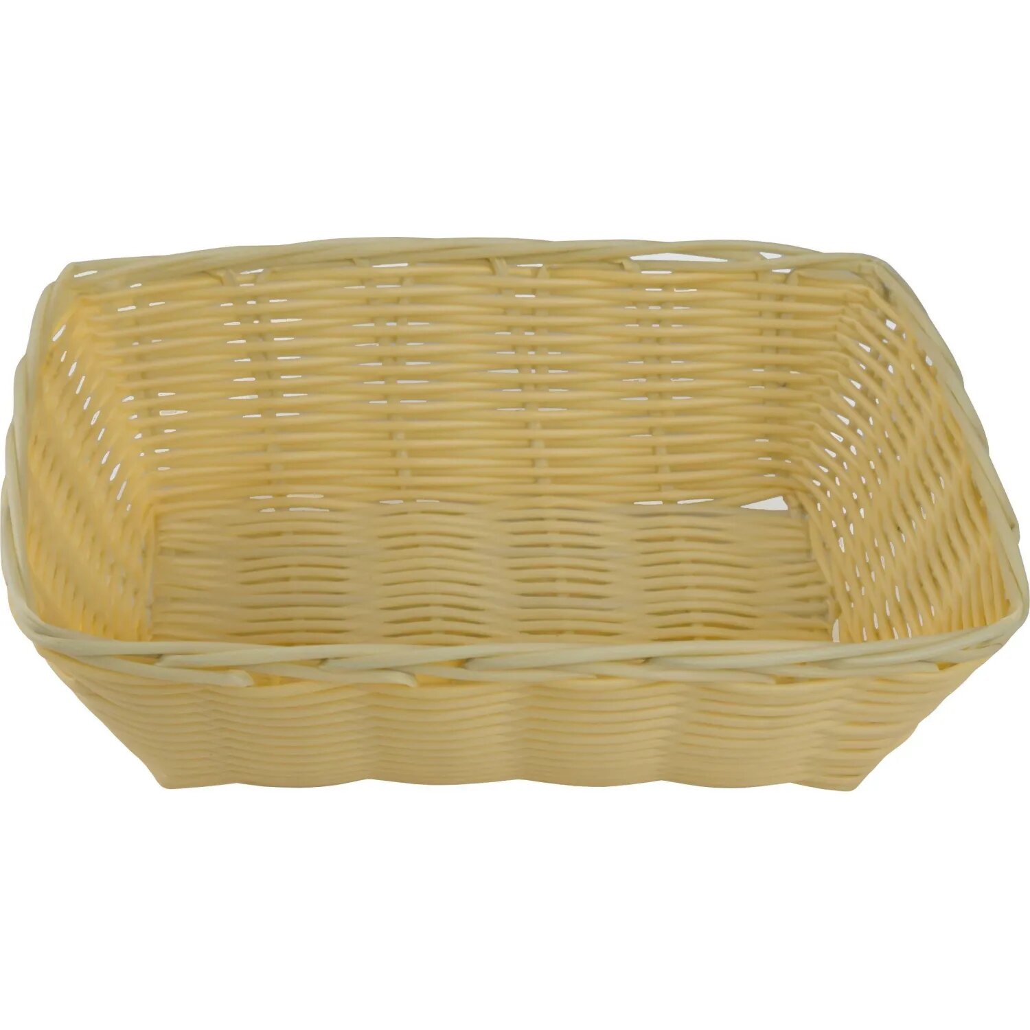 Корзина для хлеба плетеная прямоугольная 23х15х6.5см ПП