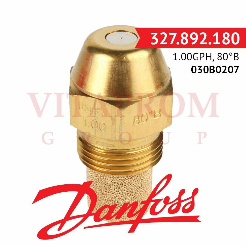 Форсунка Danfoss 1.00GPH, 80B, 030B0207 — фото 1