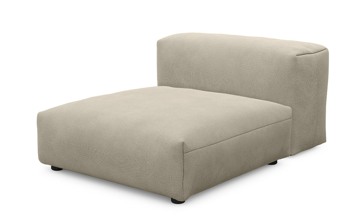 Пуф со спинкой Фиджи 105x137 см, раскладной, велюр Vivaldi 04