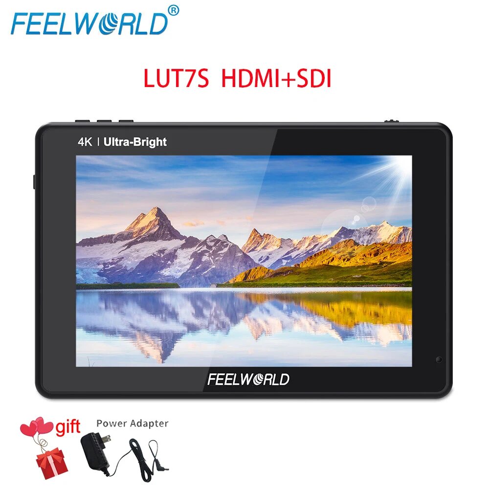 FEELWORLD LUT7S 7-дюймовый полевой монитор LUT7S With SDI
