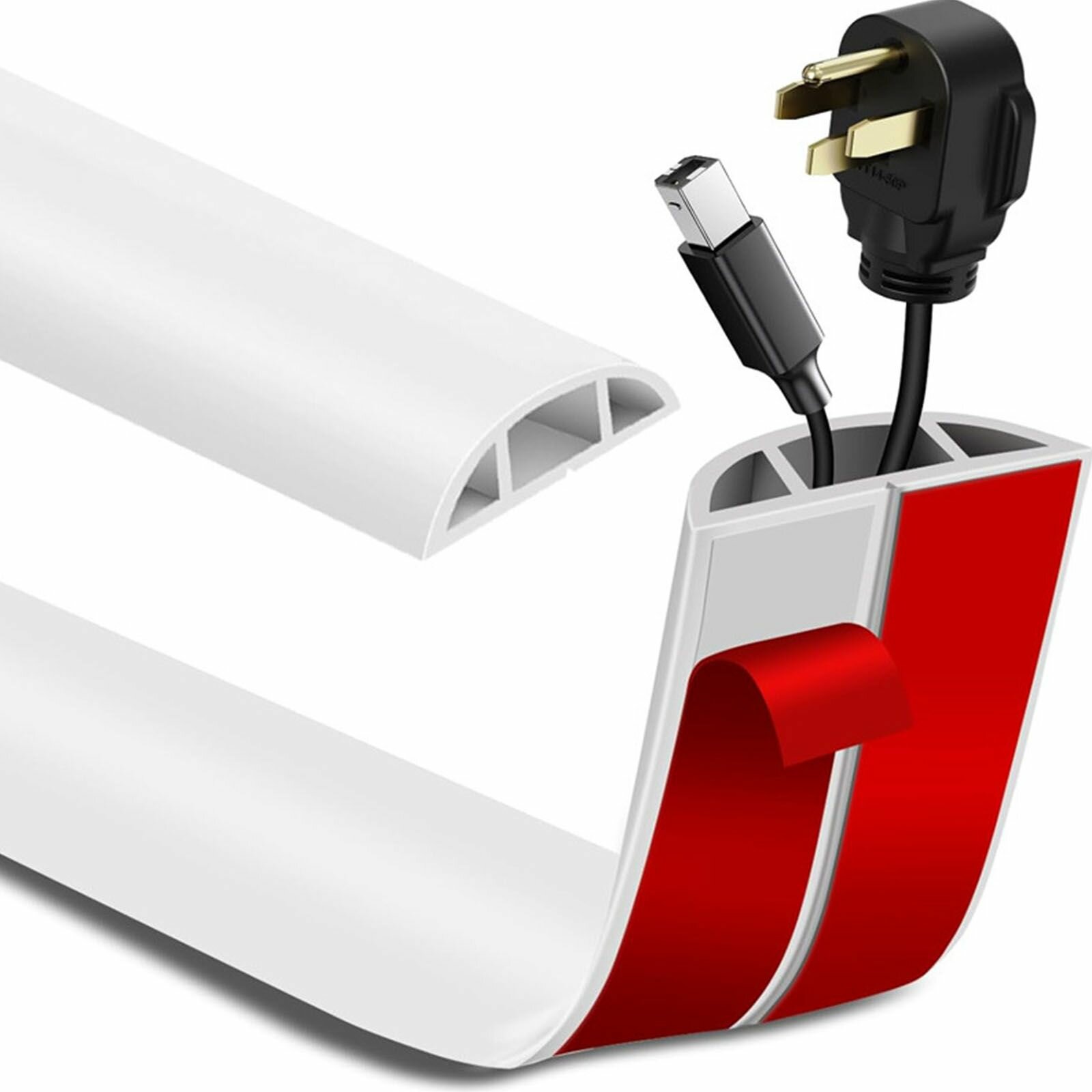 Клейкий кабель-канал для управления проводами защита от скольжения долговечный