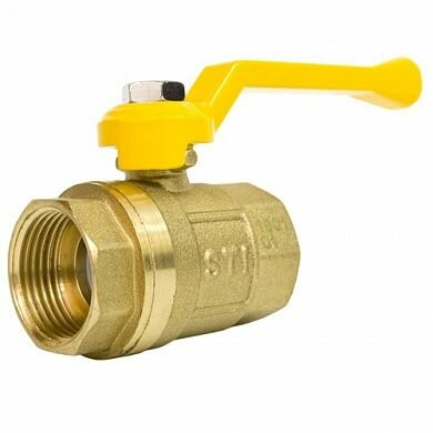 Кран шаровой газовый 3/4" г/г ручка STI