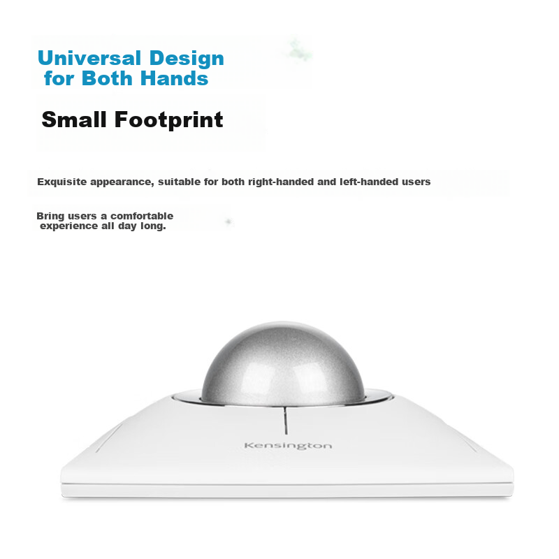 Kensington SlimBlade™ Pro Ergonomic Wireless Trackball Mouse for Design Office Da Vinci Graphic Designer Professional Drawing Mouse K72084