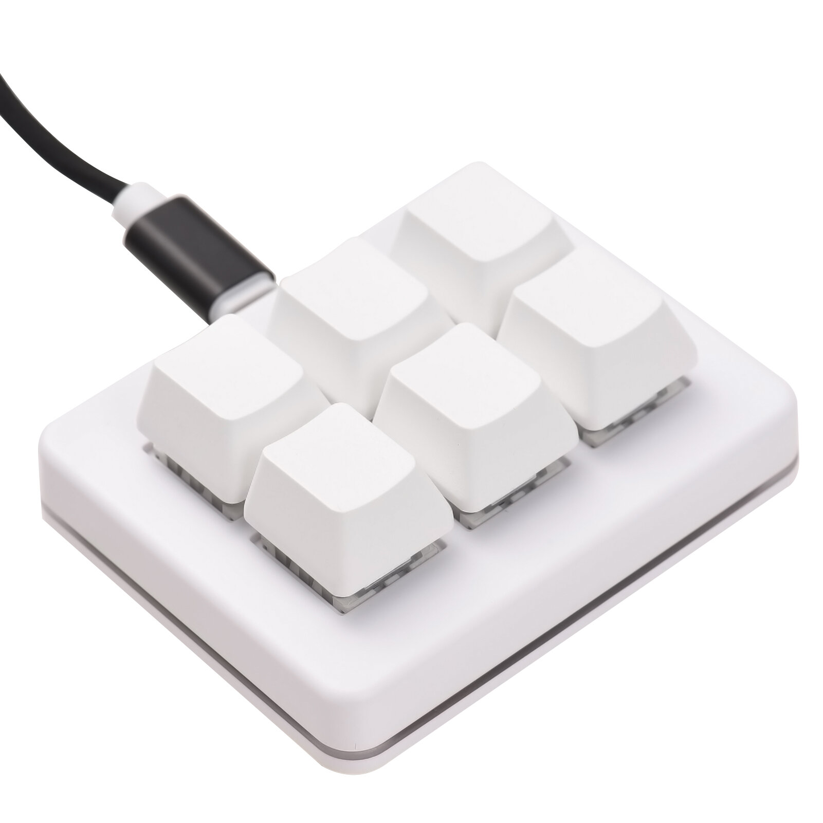 Программируемый макрос клавиатуры 6-ключ-клавиатура Программируемая тройка 2,4G/BT/Проводная механическая клавиатура для игрового офиса программируемого PS