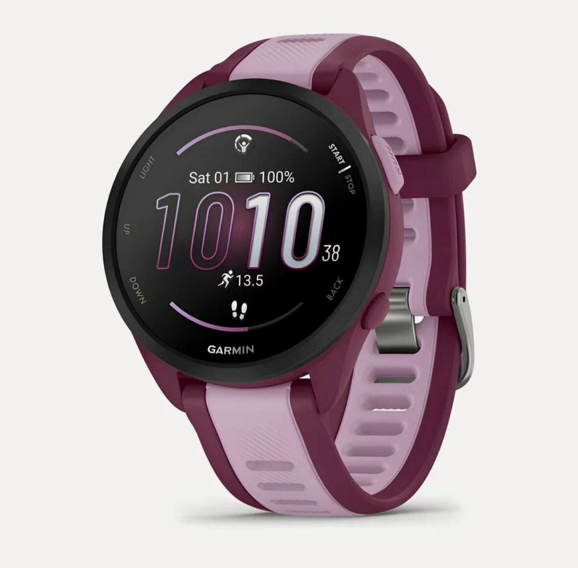 Умные часы Garmin Forerunner 165 Amoled Music Berry Lilac 010-02863-33