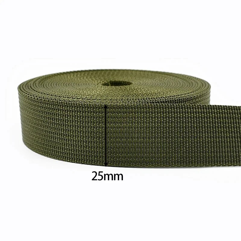 5 м 20-50 мм армейский зеленый лямки, ремень безопасности, слинг, косой переплет, декоративная лента для шитья, ремни для сумки на плечо, материалы