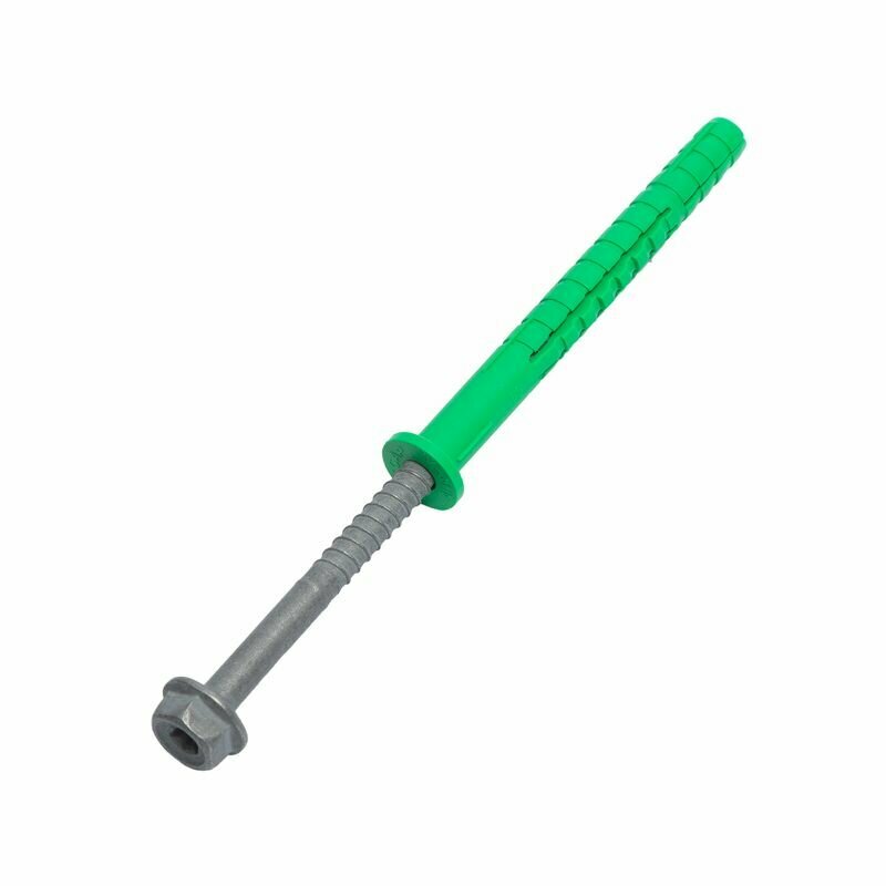 Дюбель фасадный нейлоновый 10х100 мм с шурупом 4 шт Европартнер