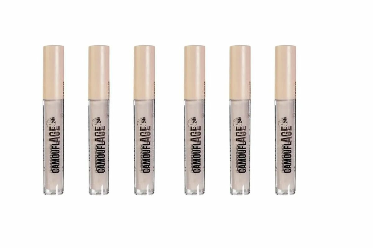 TF cosmetics Консилер, Camouflage I'm Trend, жидкий, тон 02, Слоновая кость, 6 шт