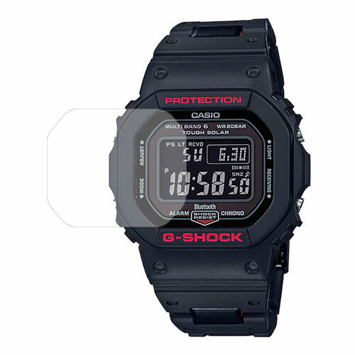 Скрин Мобайл защитный экран для часов Casio GW-B5600HR-1 из гидрогелевая плёнка прозрачная