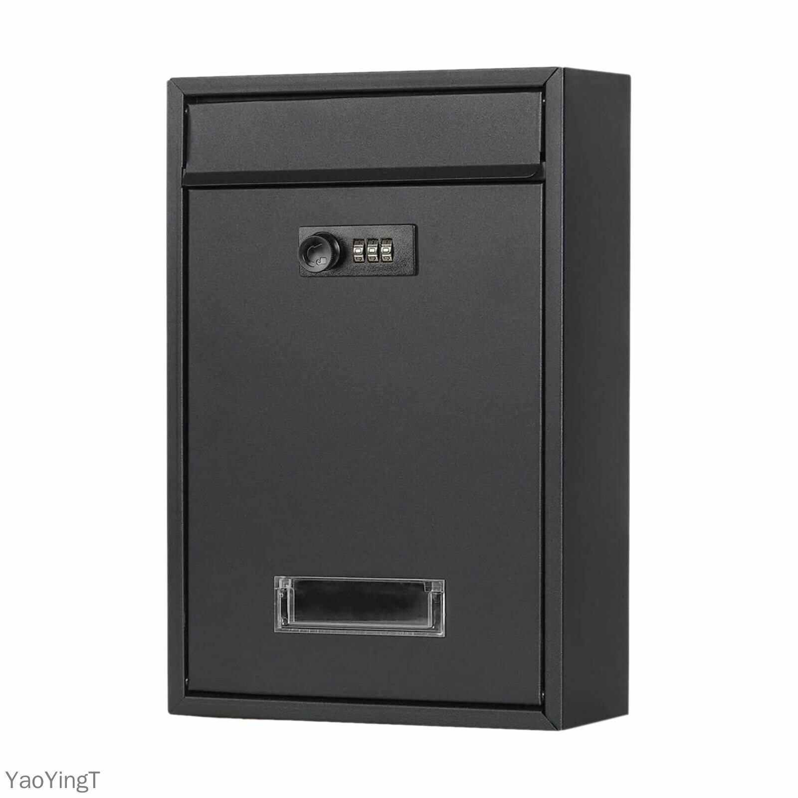 Кодовый замок настенного почтового ящика снаружи 21,5x8x32см