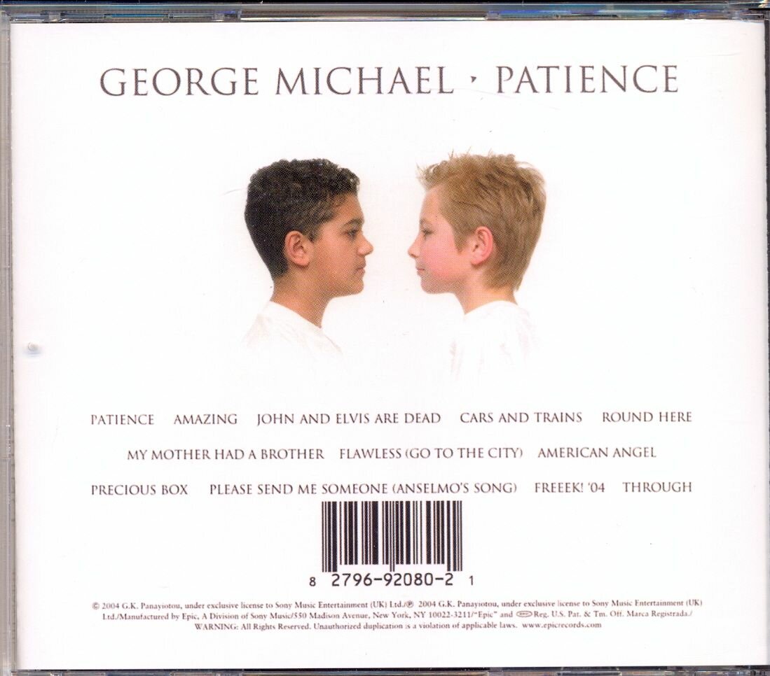 George Michael - Patience 2004 г. Компакт диск — фото 1