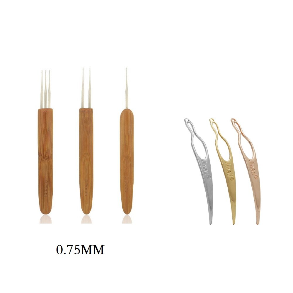 6шт DIY Вязание Крючком Игла Крючок Бамбуковая Ручка Ужас Вязать Волосы Делая Плетение Инструмент