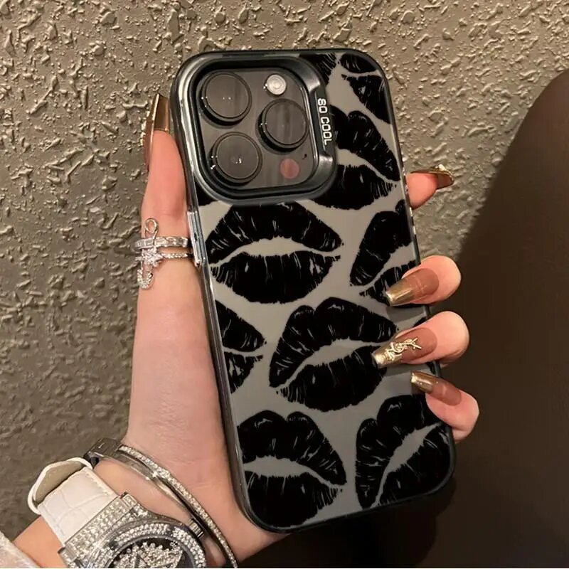 Чехол для iPhone 14 с принтом "Сексуальные губы", IMD-01-D0080