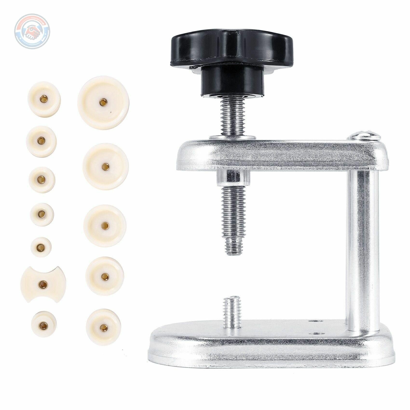 Универсальный пресс для закрытия задних крышек часов 13 размеров кристалл металлический корпус инструмент часовщика ремонт герметизация без повреждений