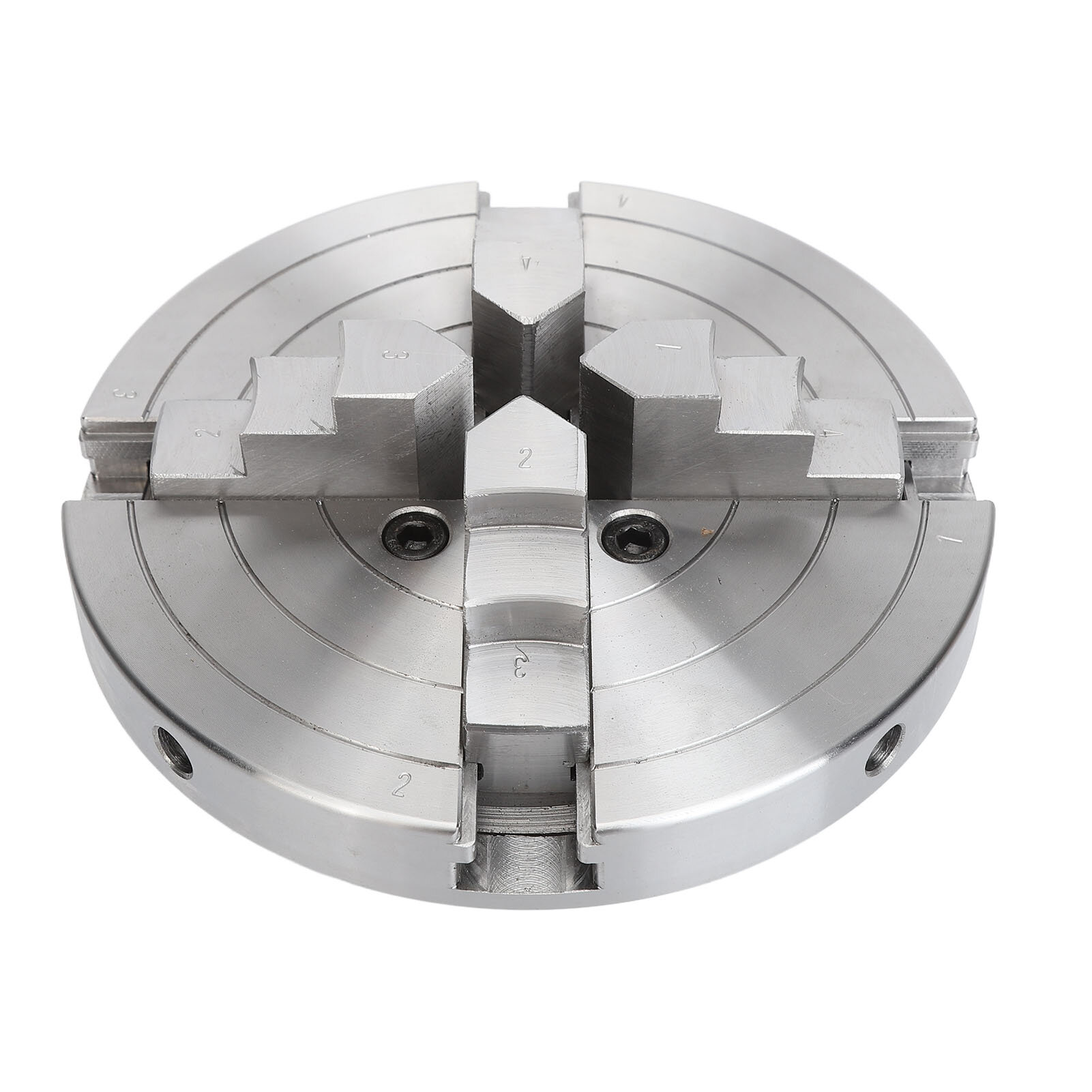 Токарный патрон 6 дюймов 4 челюсти 1INx8TPI из сплавной стали с самоцентрирующимся зажимным набором
