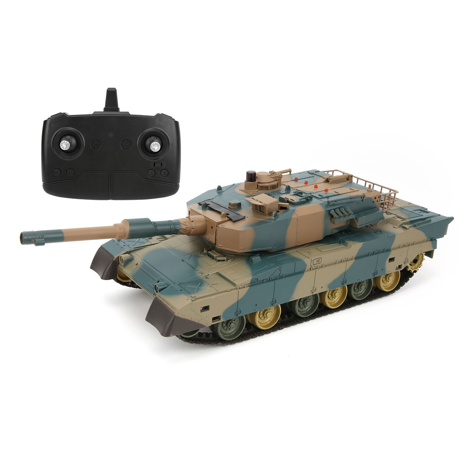 3808 1 1/24 T90 2.4GHz Радиоуправляемый Боевой Танк Модель