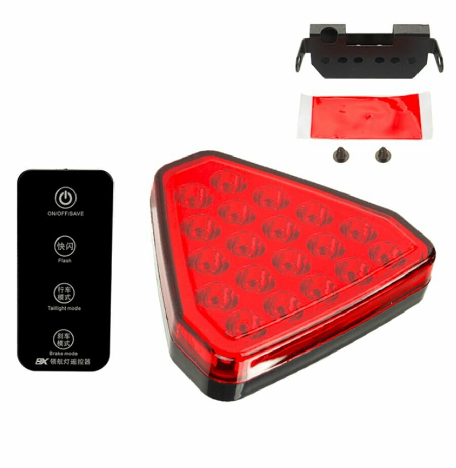 1 шт, автомобильные треугольные фонари, задний стоп-сигнал, стоп-сигнал, безопасная дистанционная лампа для JDM BBA 12 В