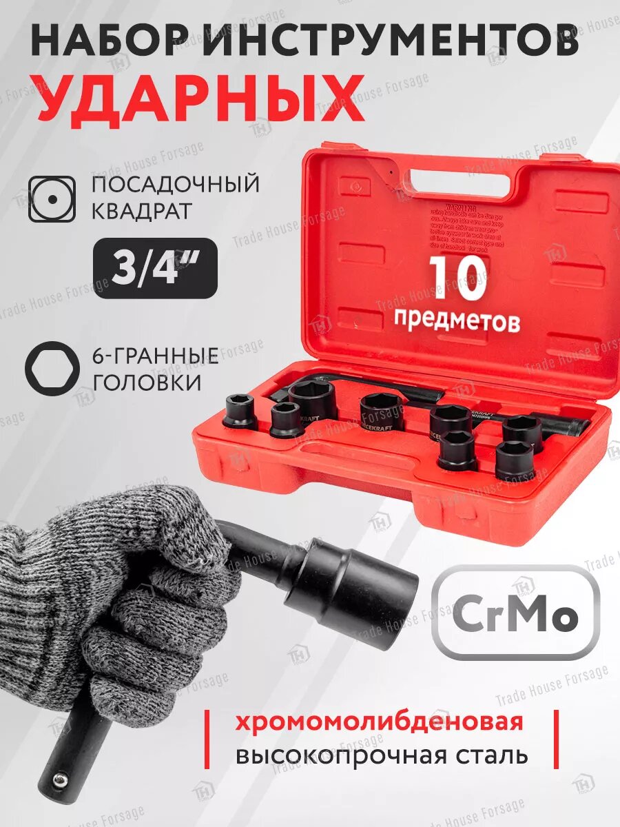 Набор инструментов ударных 10 предметов