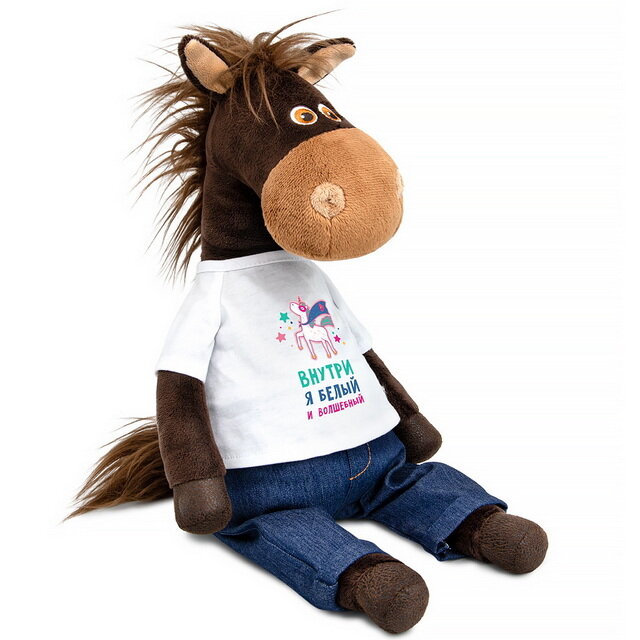 Мягкая игрушка Конь - Рэйв Шелдон 32 см, Budi Basa, Hs32-007