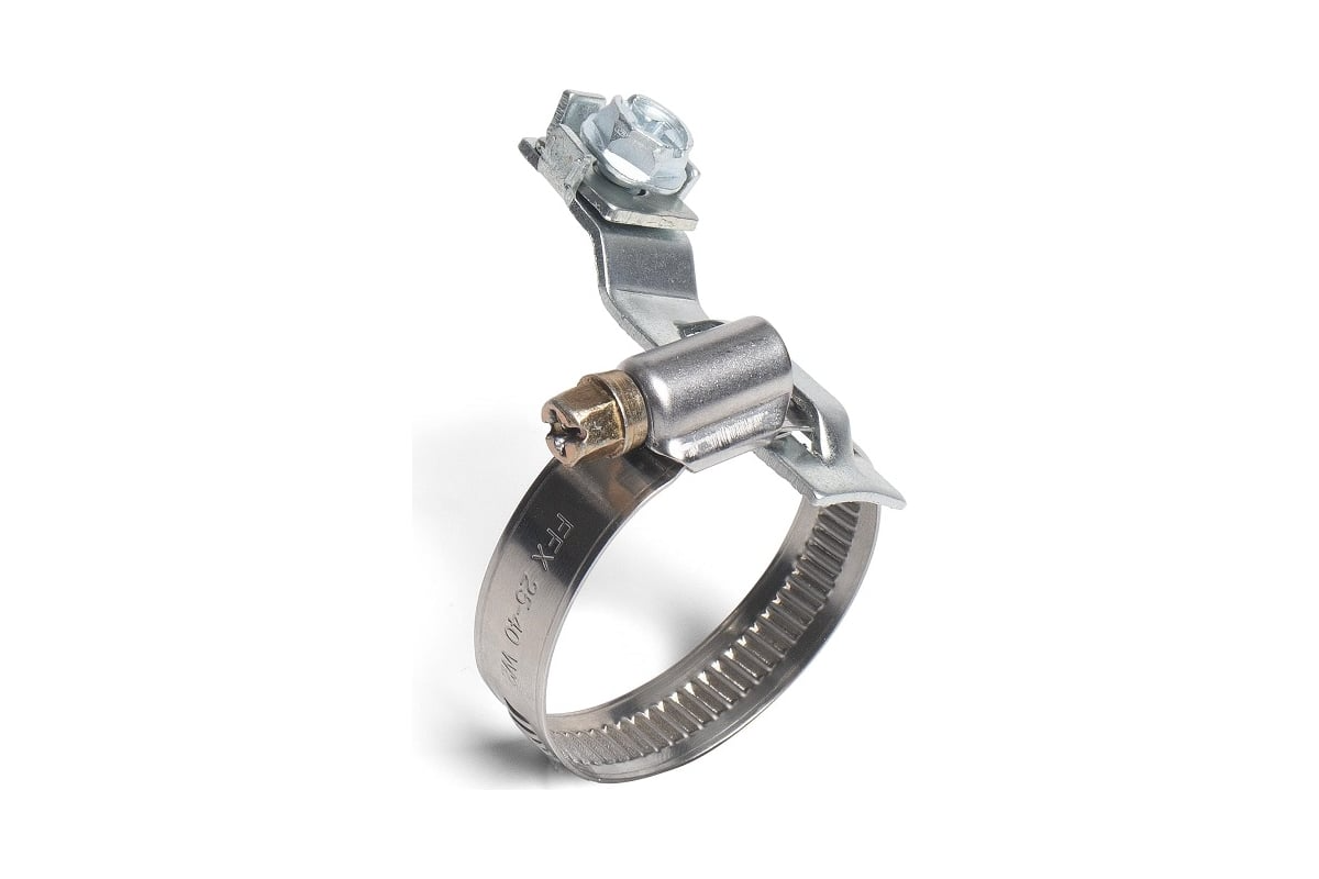 Хомут заземления Fortisflex УХ3 (40-60) / W2, нержавеющая сталь (78514) (1 шт)