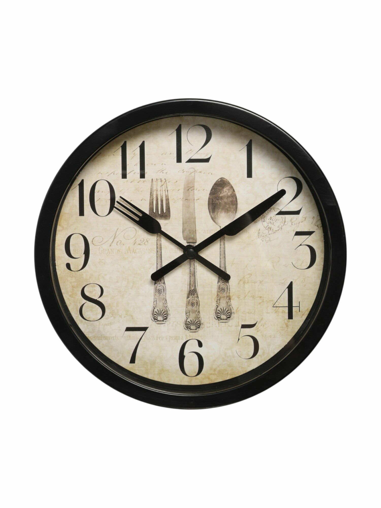 Часы настенные "Сервировка", серия: Кухня, плавный ход, d=20 см