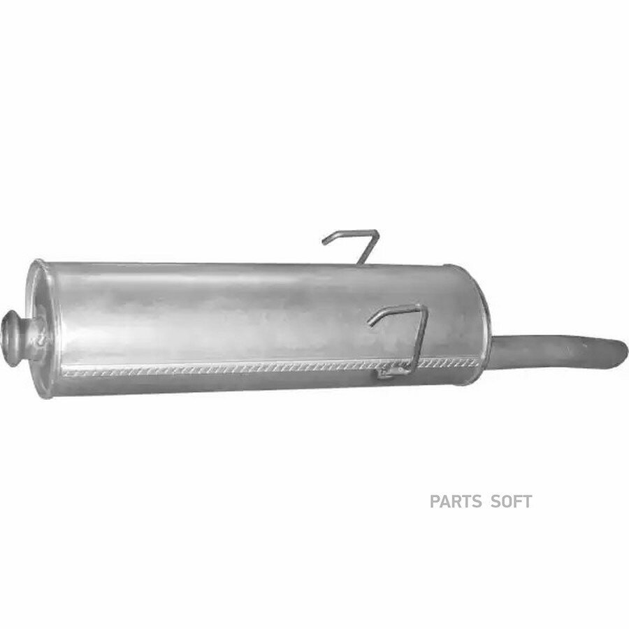 Глушитель задняя часть от официального дистрибьютора, POLMOSTROW, артикул 5601