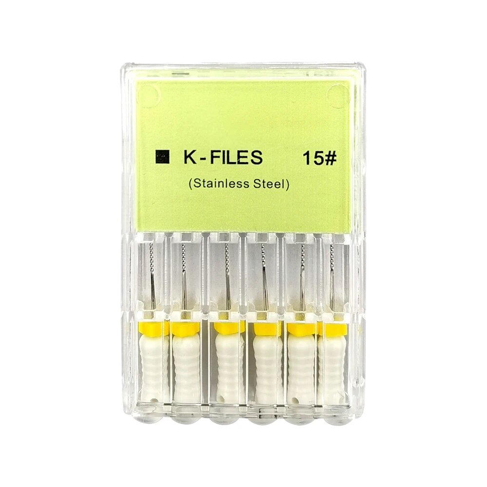 Стоматологические K-файлы VDK из нержавеющей стали 8#, 10#, 15# No.20 21mm