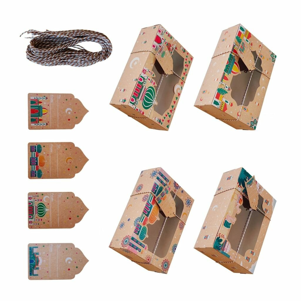 Коробки для подарков из крафт-бумаги