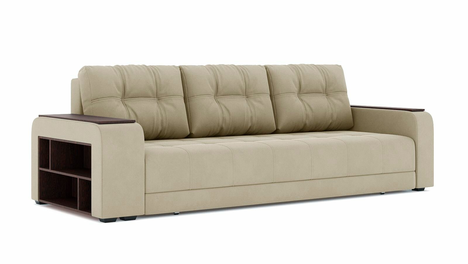 Диван - кровать Милан, еврокнижка, ПБ, 245*85*110, велюр Зара Сафари 5.2