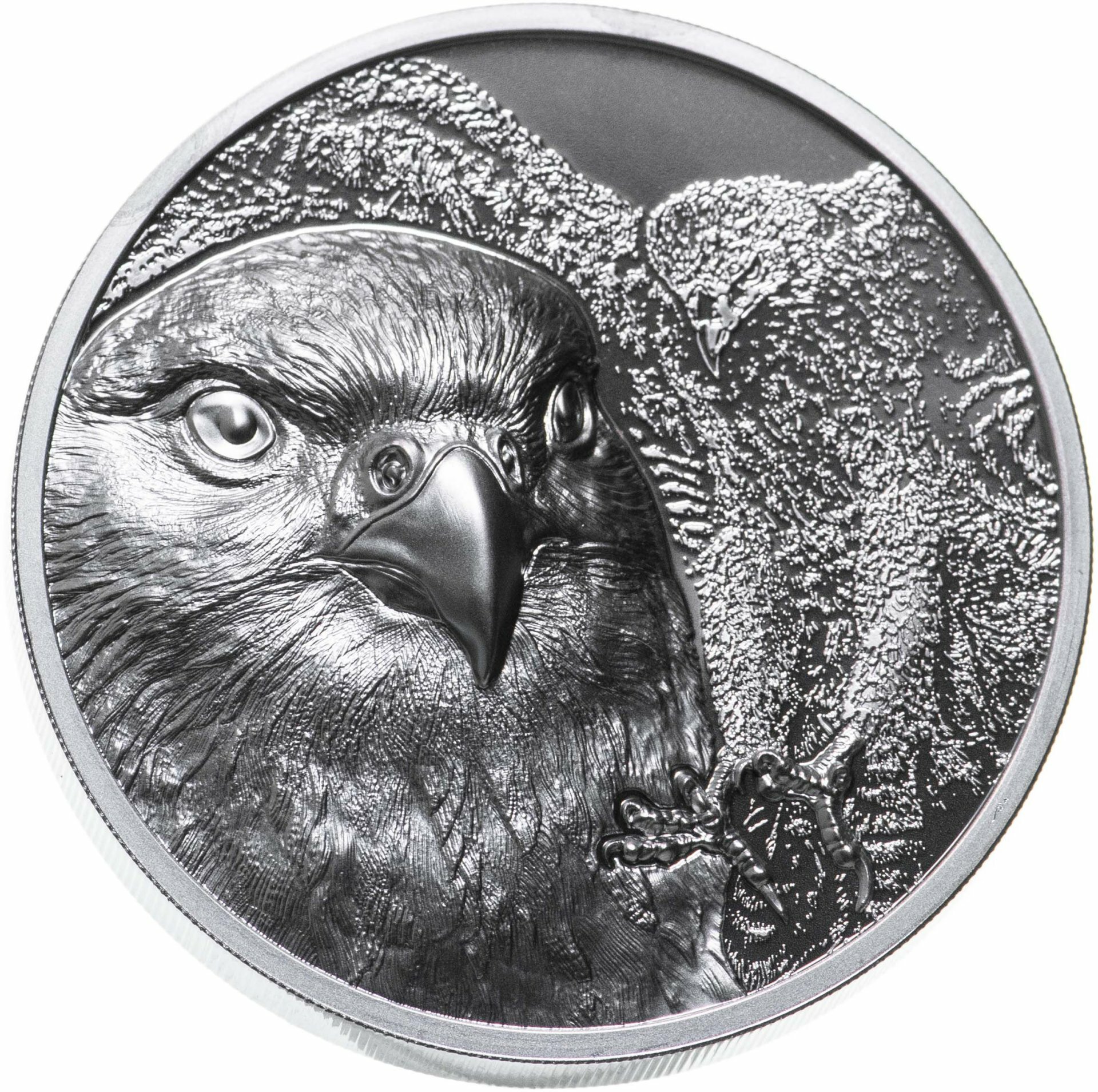 Монголия 1000 тугриков 2023 года "Мистический Сокол", в футляре с сертификатом, Серебро 999, в сохранности Proof