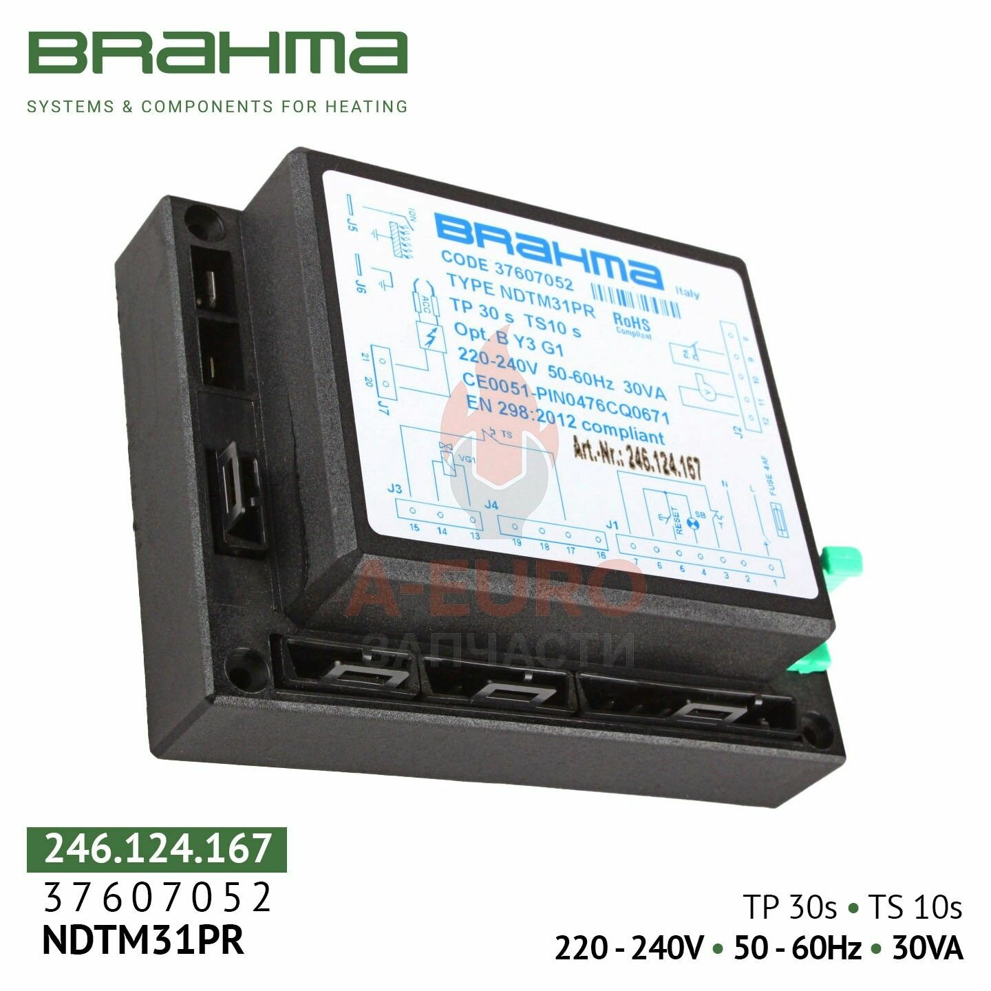 Блок управления горением Brahma NDTM31PR, 37607052
