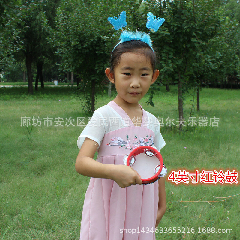 Детский бубен для учителей детского сада, используемый в качестве танцевального реквизита, игрушечный орфовский ударный